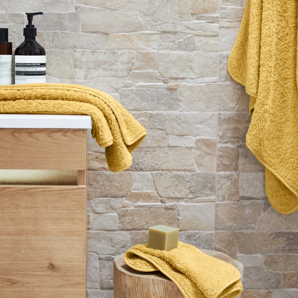Super Pile Cotton Bath Towel - Gold | George Street Linen