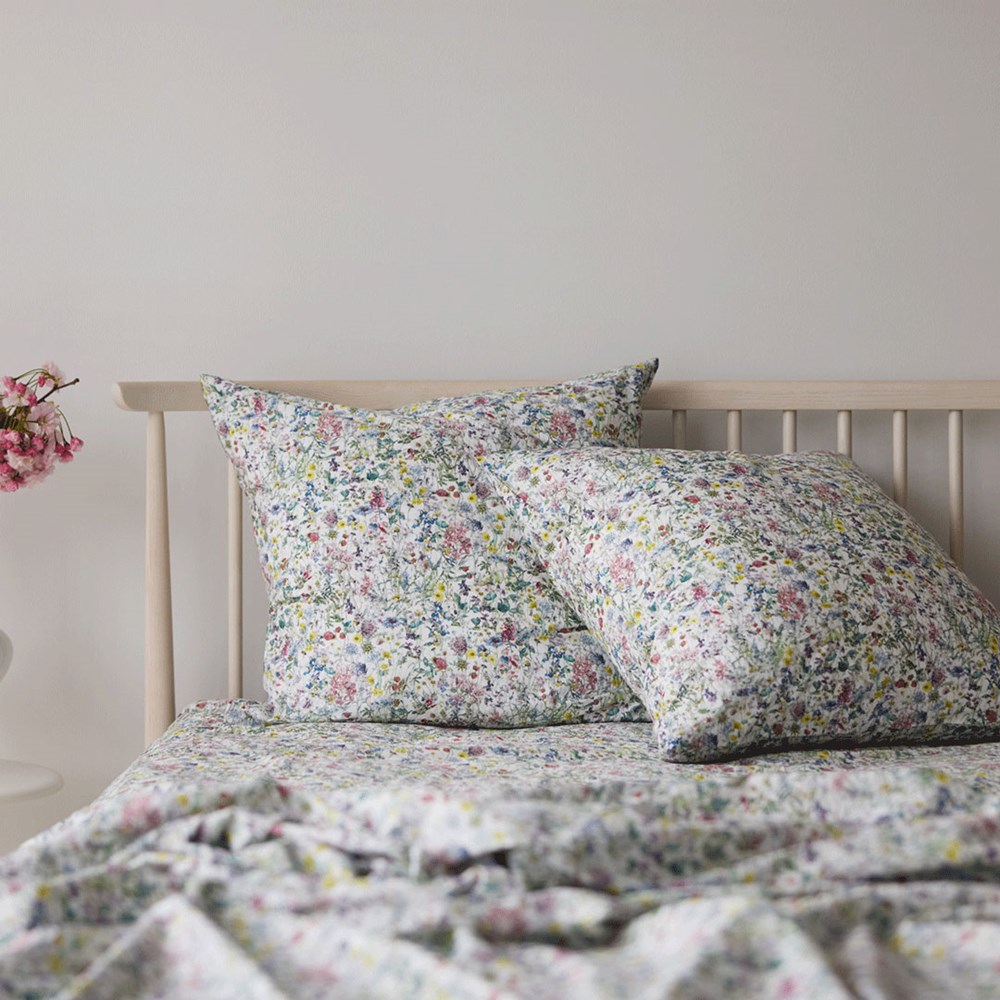 Euro Pillowcase Custom Made With Liberty Fabric - Wild Flowers | George ...
