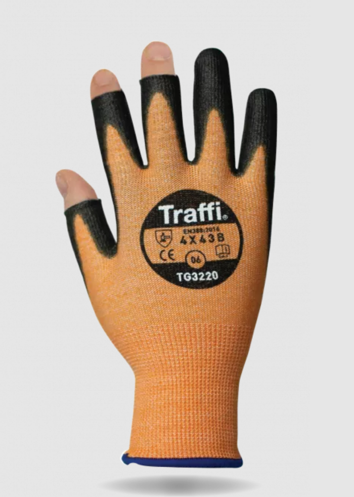 X-Dura 3 Digit PU Cut Level B Safety Glove | Stronghold Global